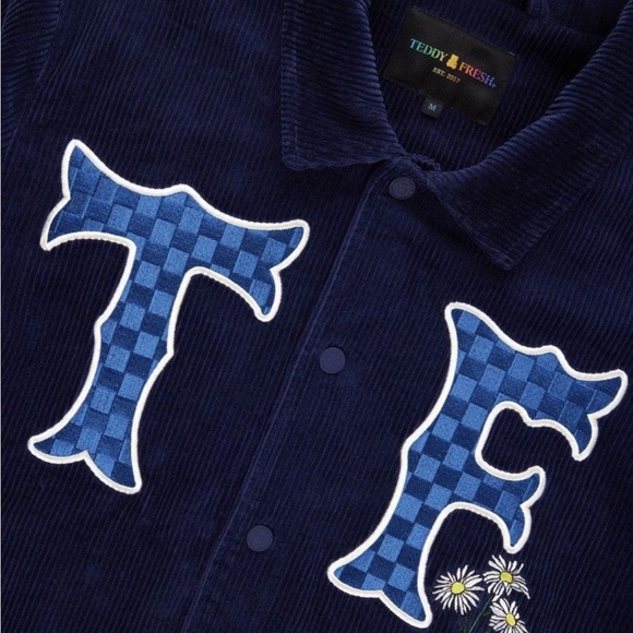 Teddy Fresh | Jackets & Coats | Rare Teddy Fresh Baseball Corduroy ...